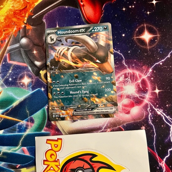 Pokemon | Other | Pokmon Houndoom Ex Card Obsidian Flames | Poshmark